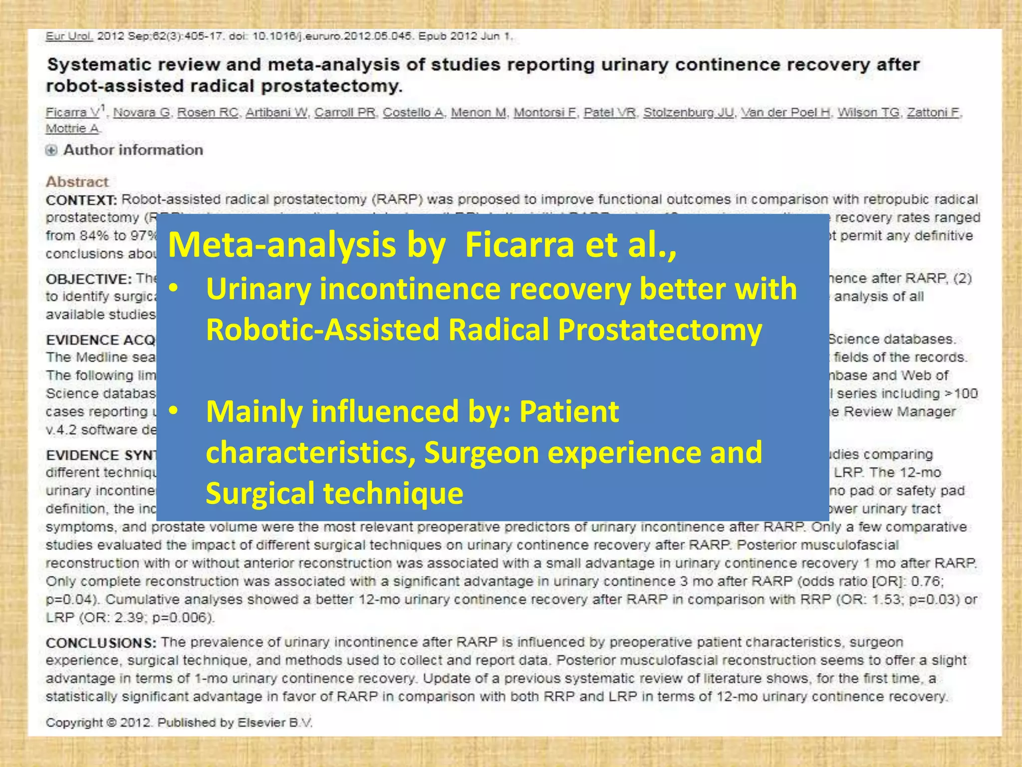 Post Operative RT in Carcinoma prostate | PPTX