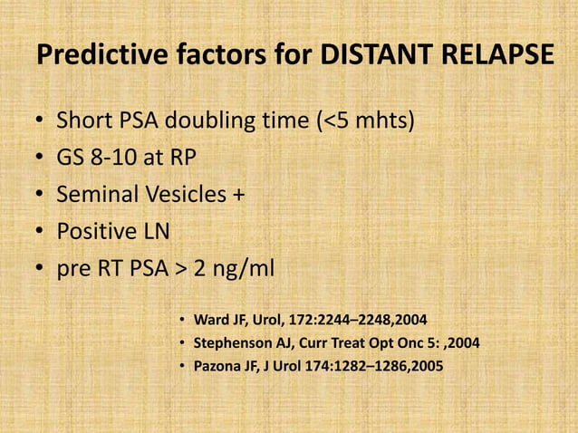 Post Operative RT in Carcinoma prostate | PPTX | Cancer | Diseases and ...