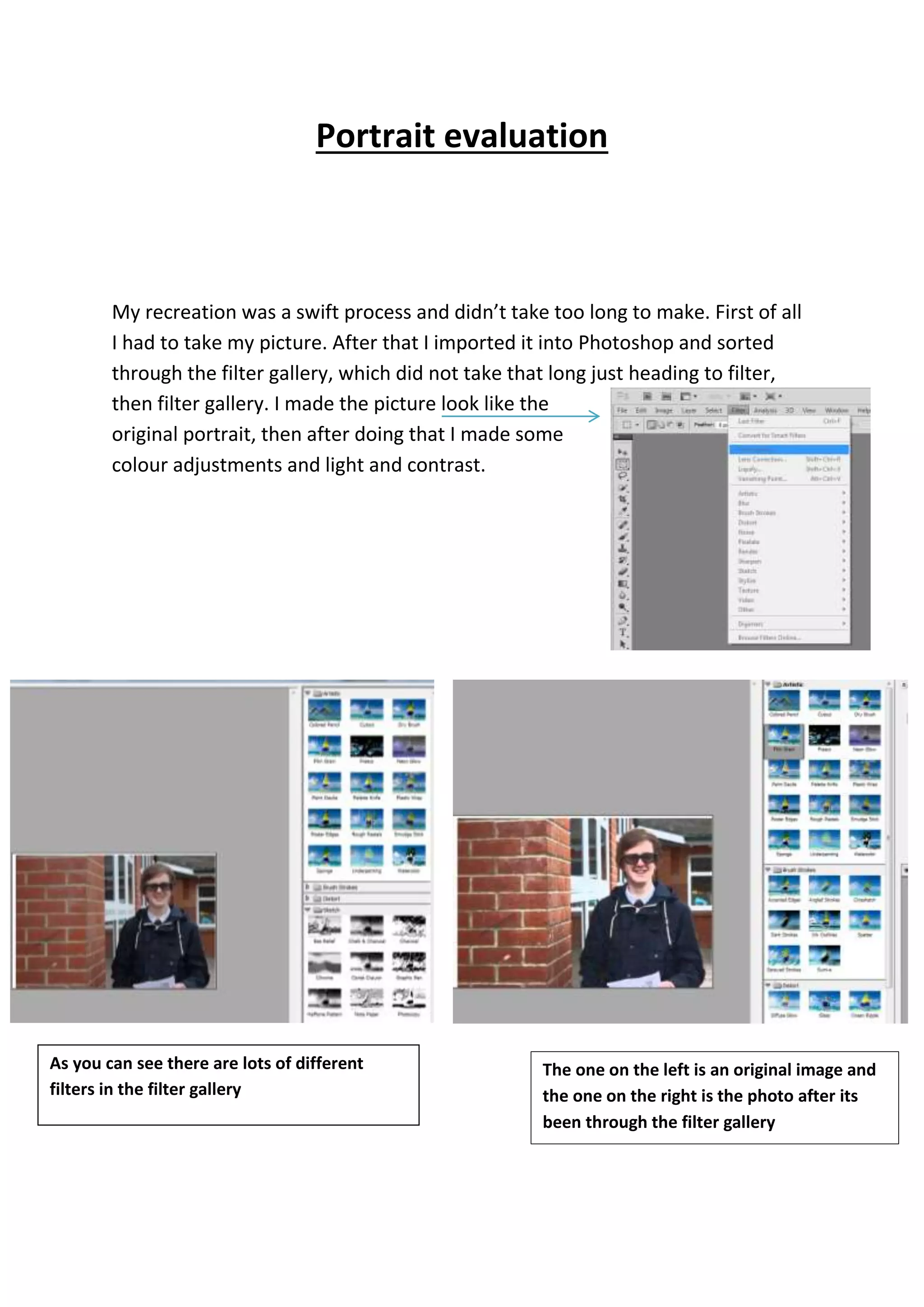 Portrait evaluation | DOCX