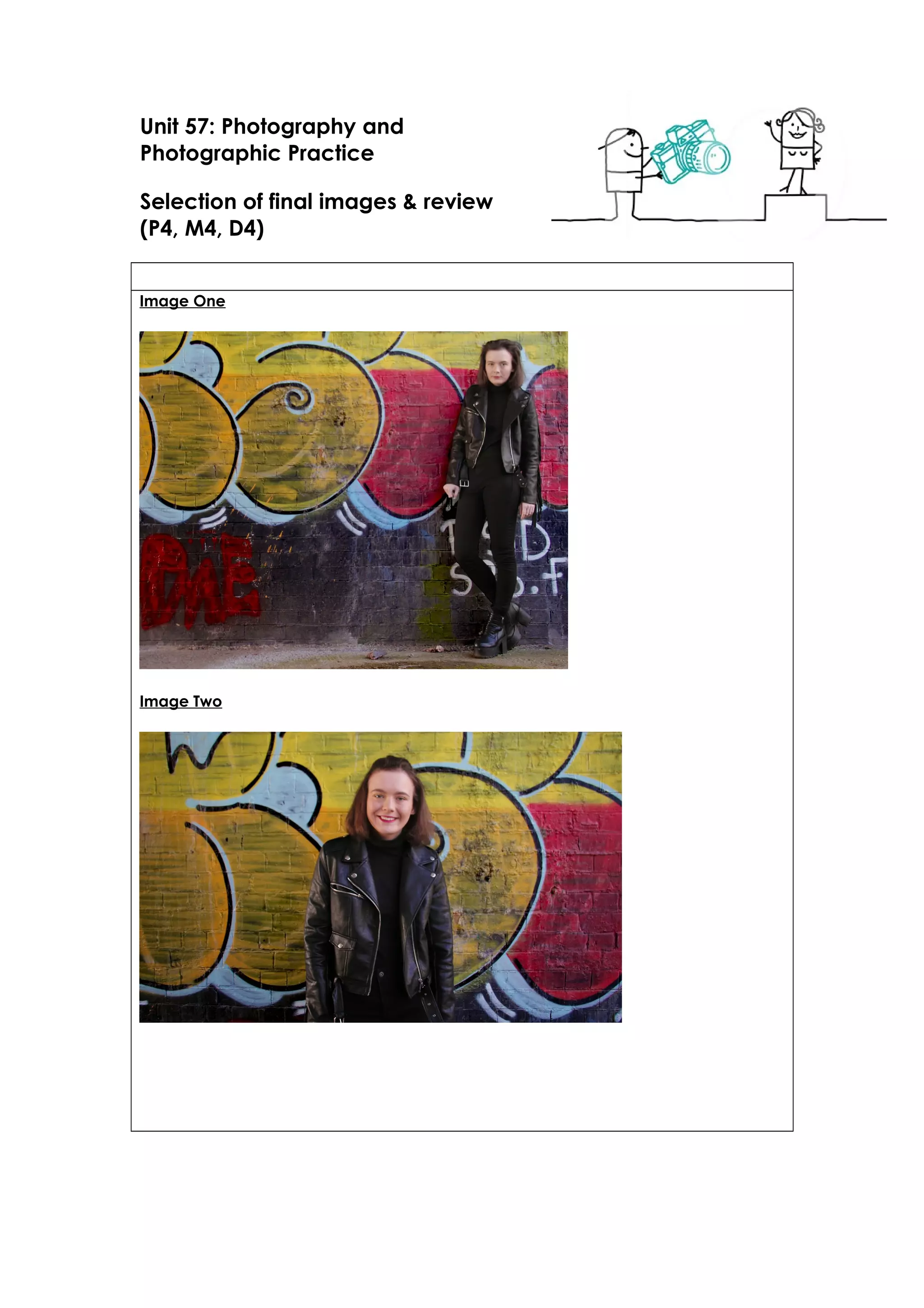 Portrait evaluation | DOC | Photography | Arts and Crafts