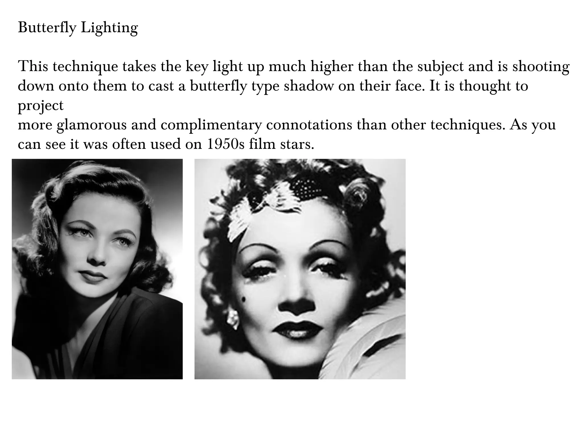 Portrait lighting | PPT