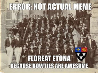 Portrait of a non traditional student using memes 09102012 | PPTX