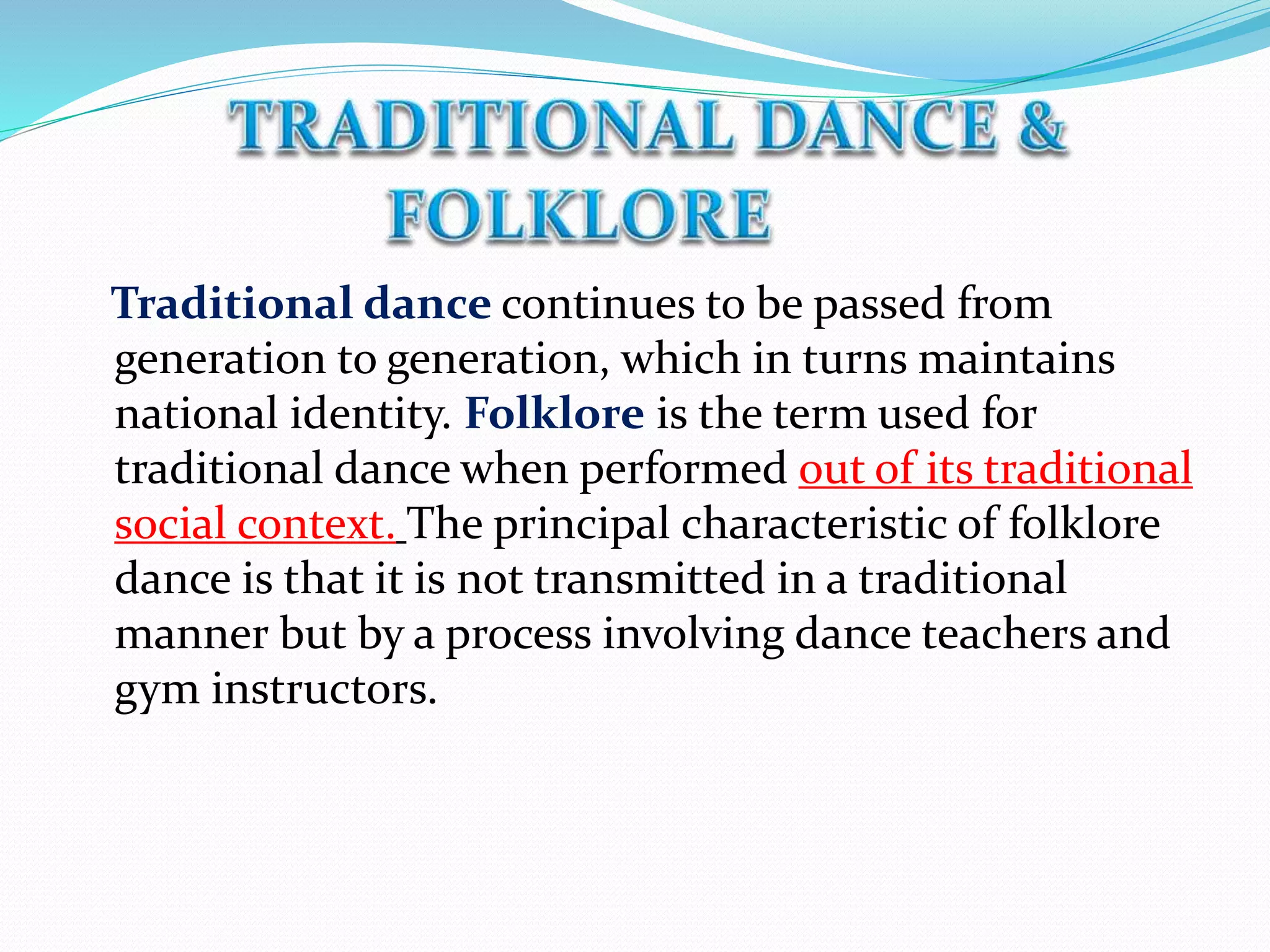 Portrait of the greek dance | PPTX