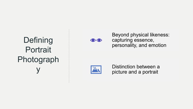 Understanding Portrait Photography / Origin and Meaning | PPT