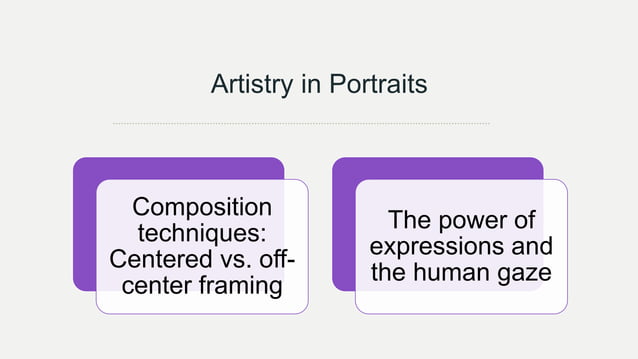 Understanding Portrait Photography / Origin and Meaning | PPT
