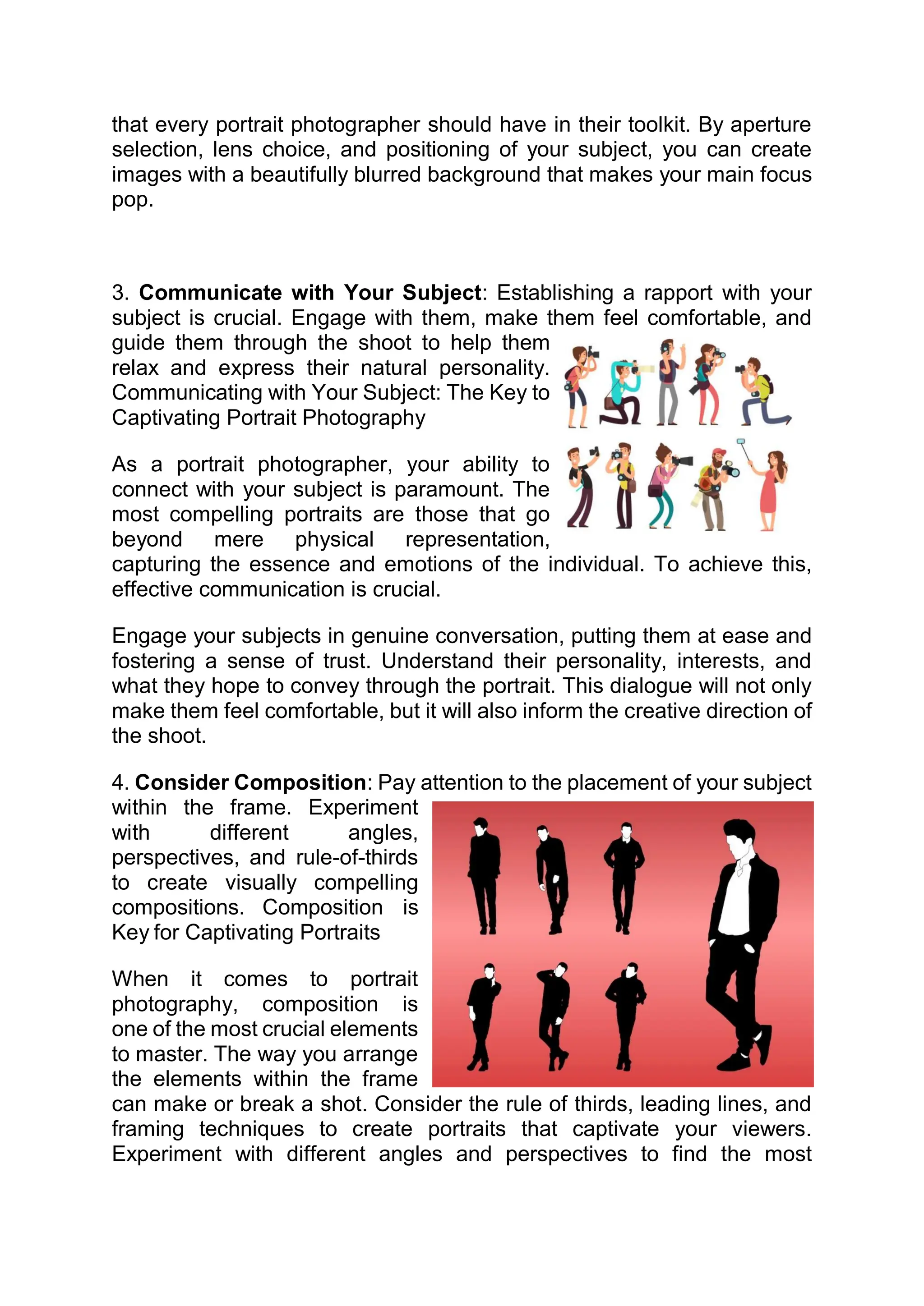 Portrait photography is a captivating art | PDF