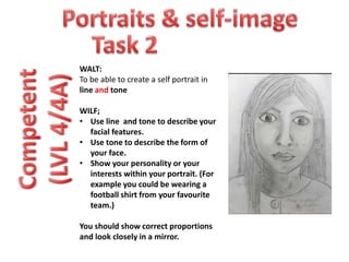 Portraits and self image- differentiated | PPT