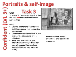 Portraits and self image- differentiated | PPT