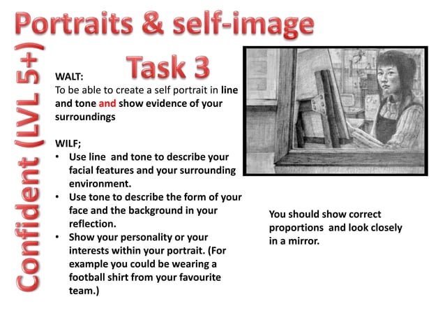 Portraits and self image- differentiated | PPT
