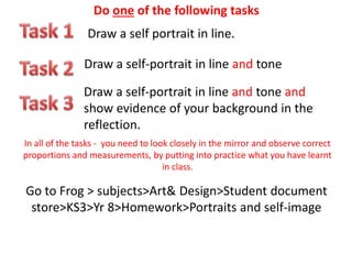 Portraits and self image- differentiated | PPT