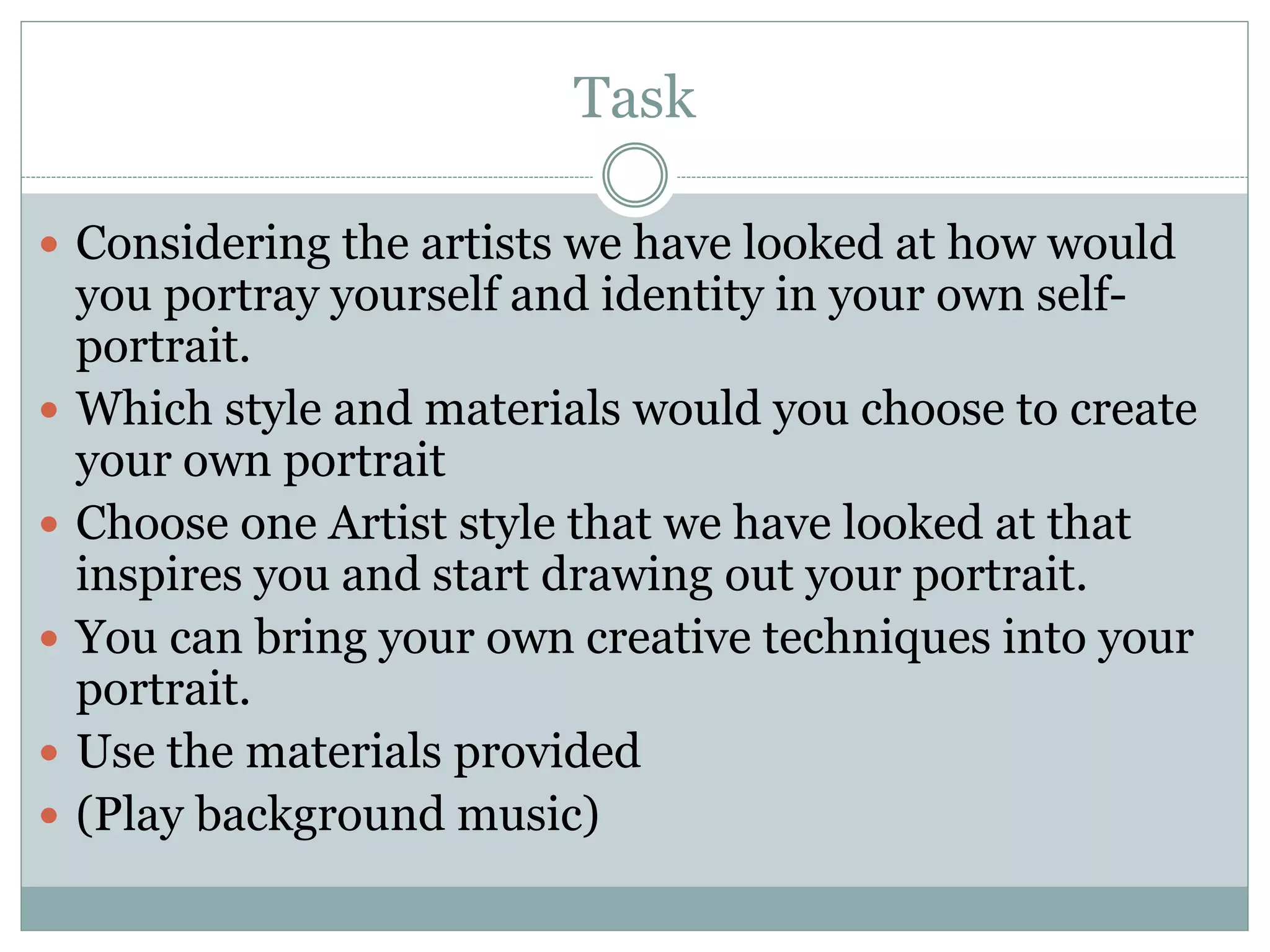 Portraiture and Self-Identity Secondary Education PowerPoint-KS3 Boys ...