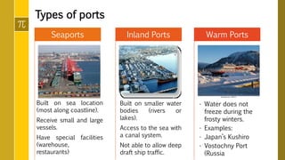 Ports as a place | PPTX | Cruises | Travel Type