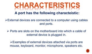 PPT On Ports | Full Concept | Ports In Depth | PPTX