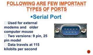 PPT On Ports | Full Concept | Ports In Depth | PPTX