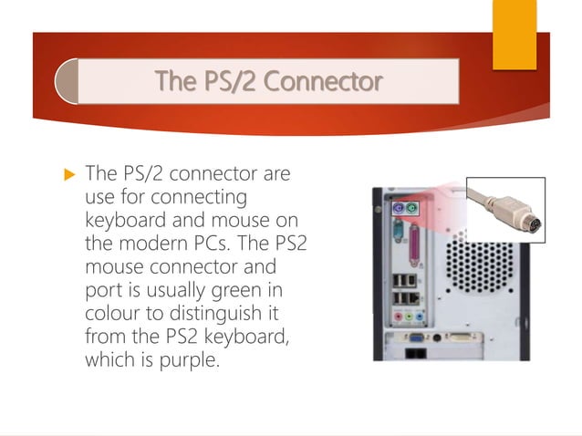Ports and Connectors | PPTX | Computer Peripherals | Computing