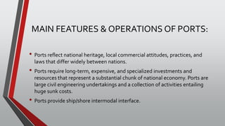 Ports and harbours | PPTX