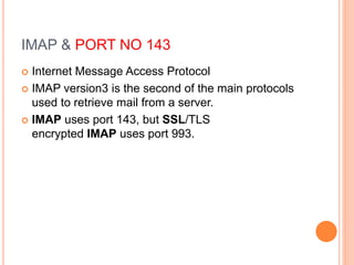 Ports and protocols | PPTX
