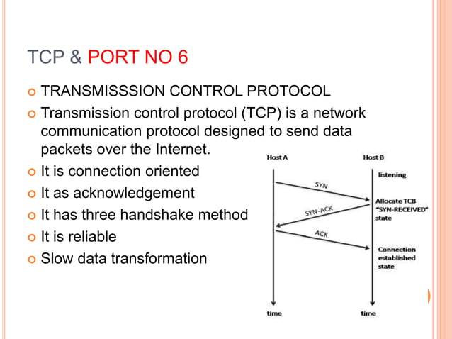 Ports and protocols | PPTX