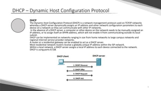 Ports and services | PPT