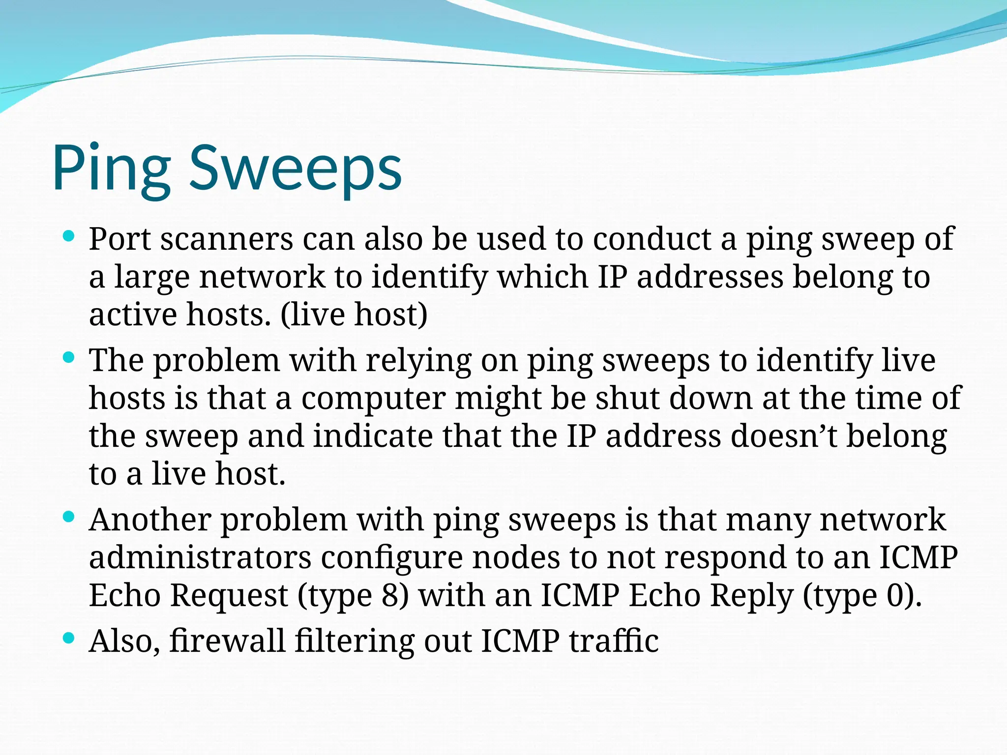 Port Scanning in computer networks with .ppt