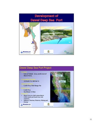 Ports development in myanmar | PDF
