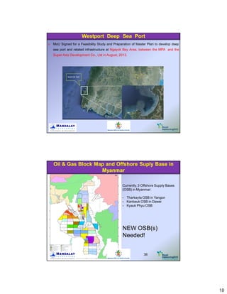 Ports development in myanmar | PDF