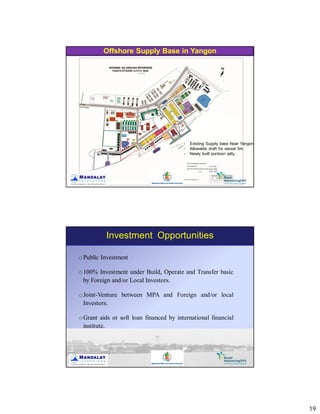 Ports development in myanmar | PDF