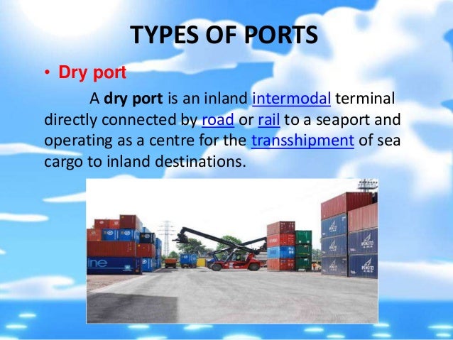 Ports&harbor, some of its parts and modern facilities
