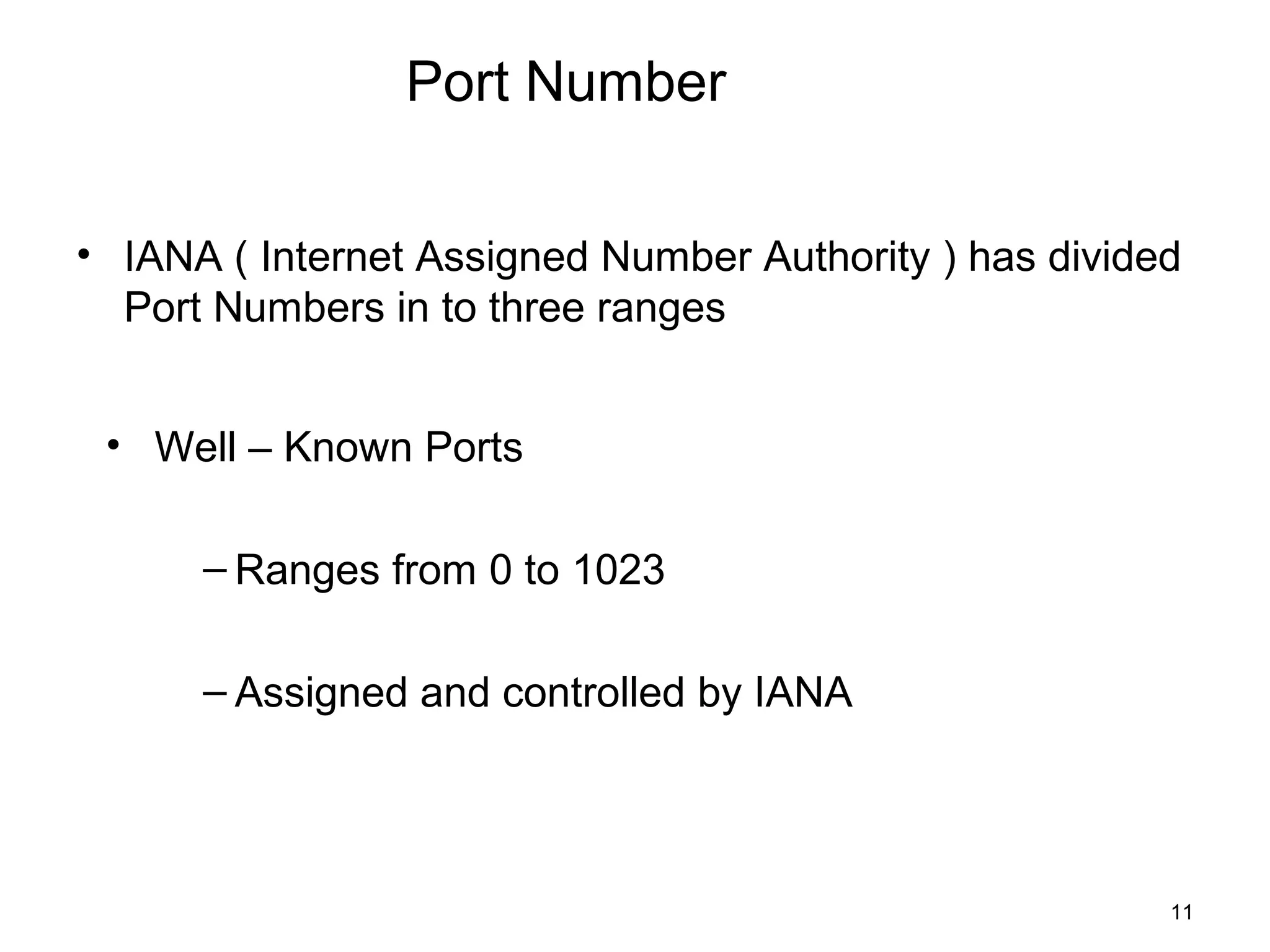 Ports & sockets | PPT
