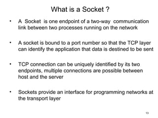 Ports & sockets | PPT