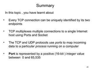 Ports & sockets | PPT