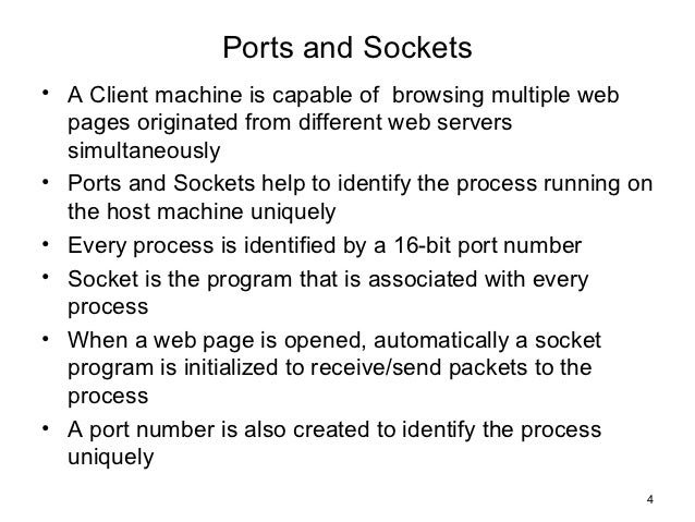 Confused between ports and sockets – port vs socket – ICDK
