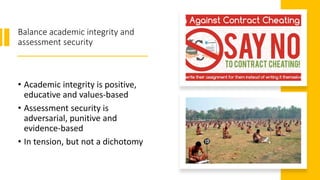 Defending assessment against e cheating - design and standards | PPT