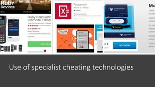 Defending assessment against e cheating - design and standards | PPT