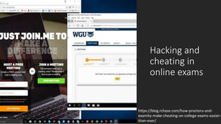 Defending assessment against e cheating - design and standards | PPT