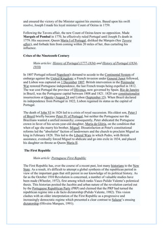 Portugal history | PDF