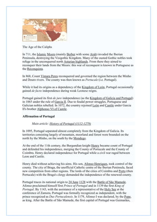 Portugal history | PDF