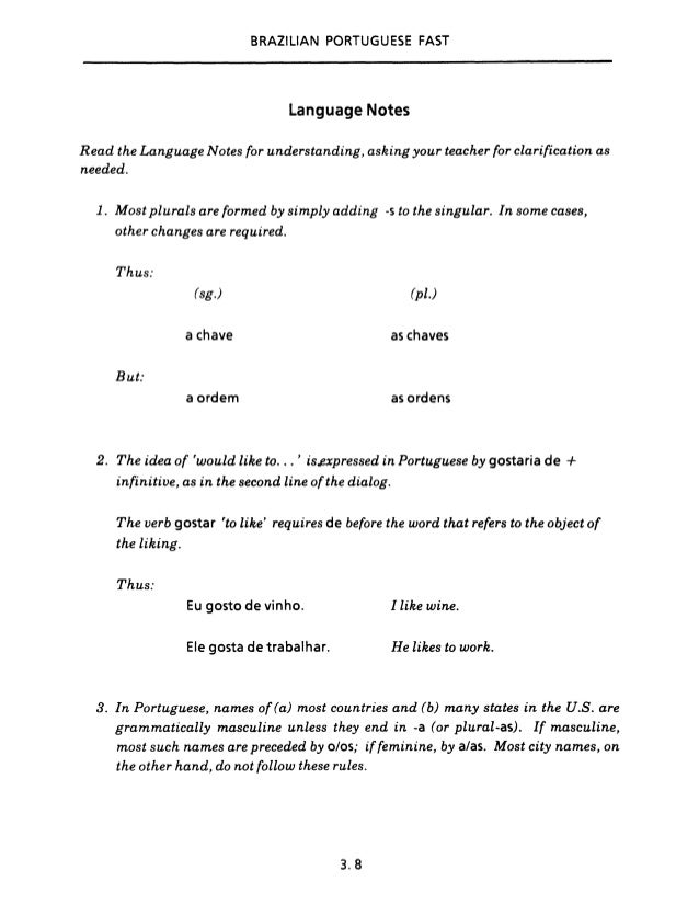 Learn Portuguese - FSI Brazilian Portuguese FAST Course (Part 1)