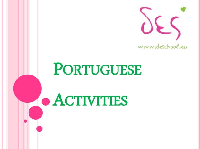 Portuguese activities | PPTX