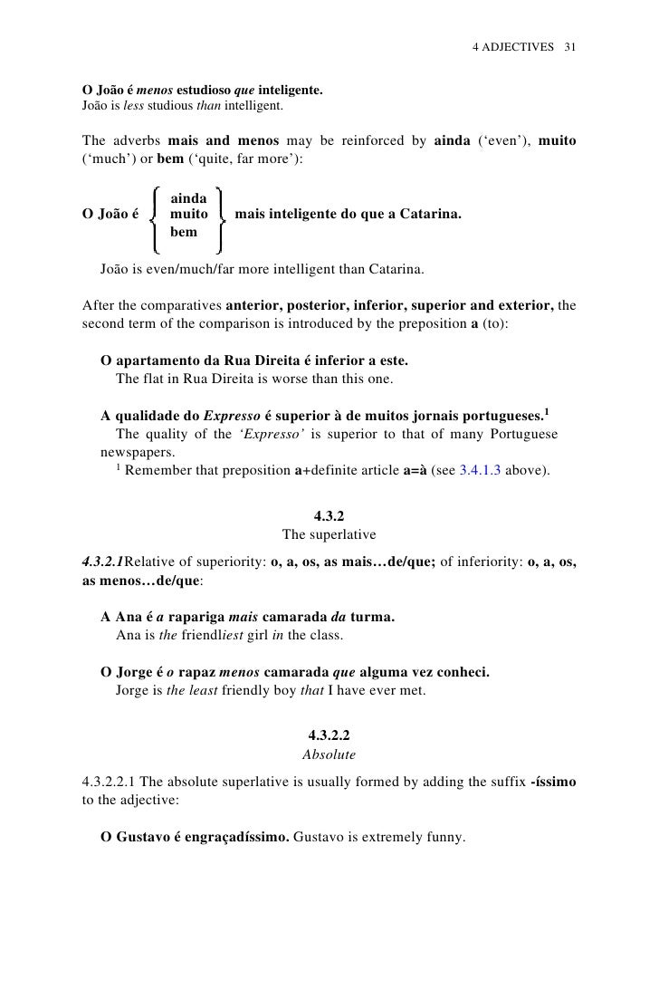 Portuguese an essential grammar