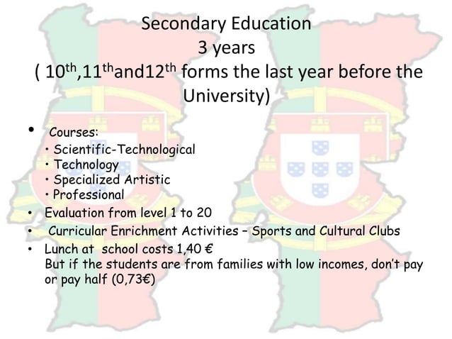 Portuguese education system | PPT