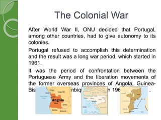 Portuguese history since world war ii until today | PPT