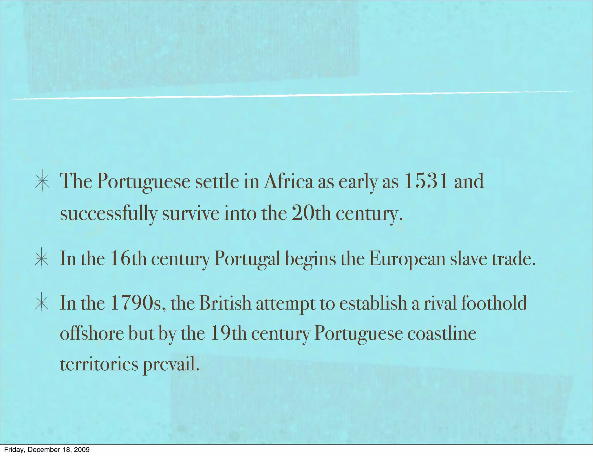 Portuguese In Africa | PDF