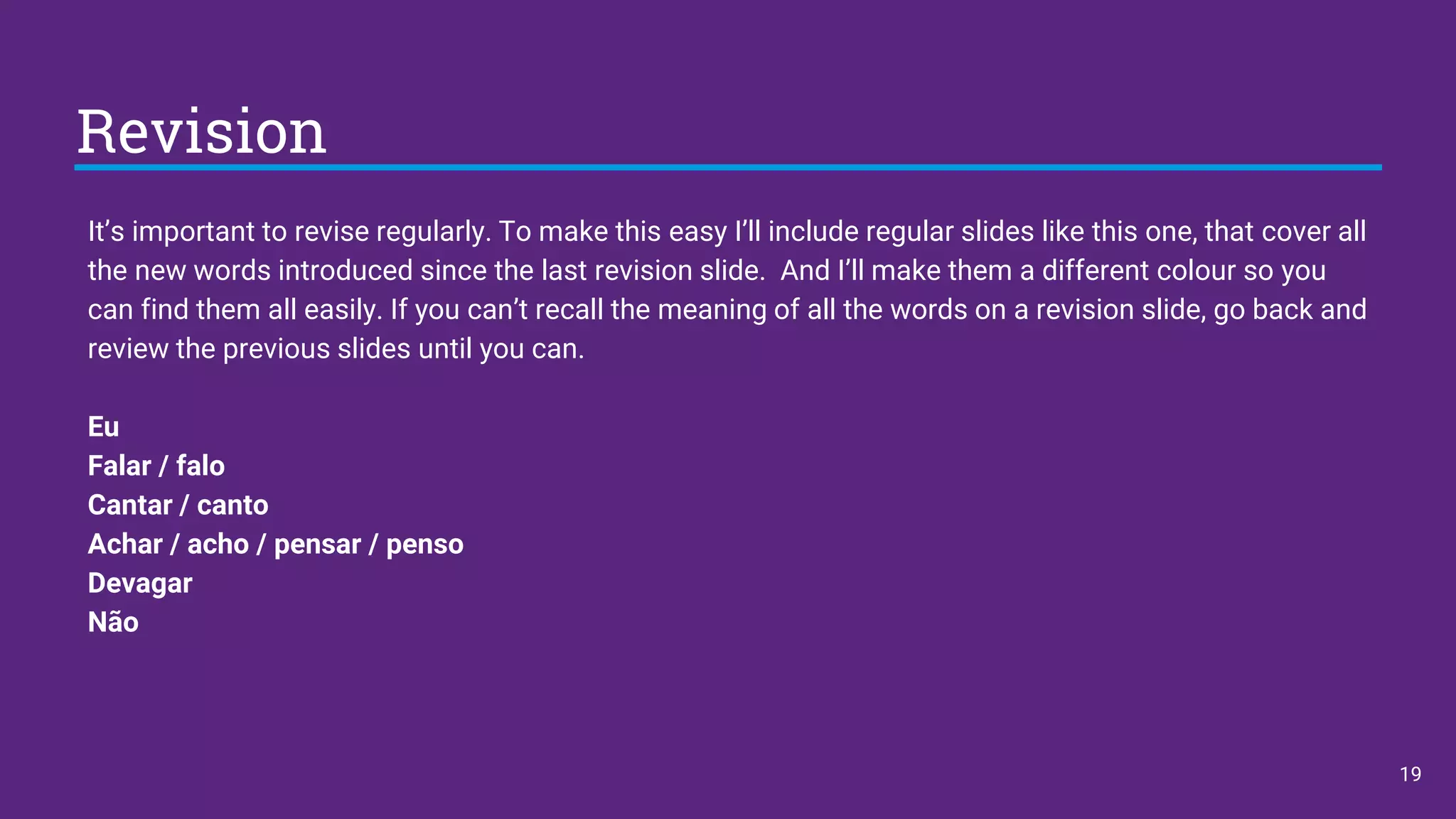 Portuguese slide by slide | PPTX