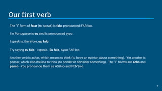 Portuguese slide by slide | PPTX