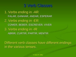 Overview of Portuguese Verbs | PPT