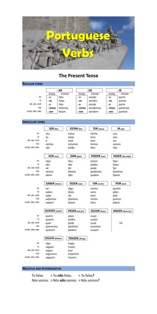 Portuguese Verbs - The Present Tense.pdf