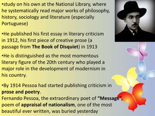 Portuguese writers and their works | PPTX