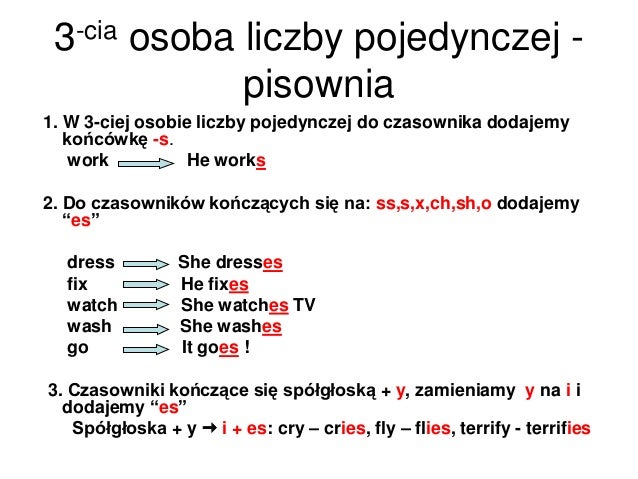 Porównanie czasów present simple present continuous