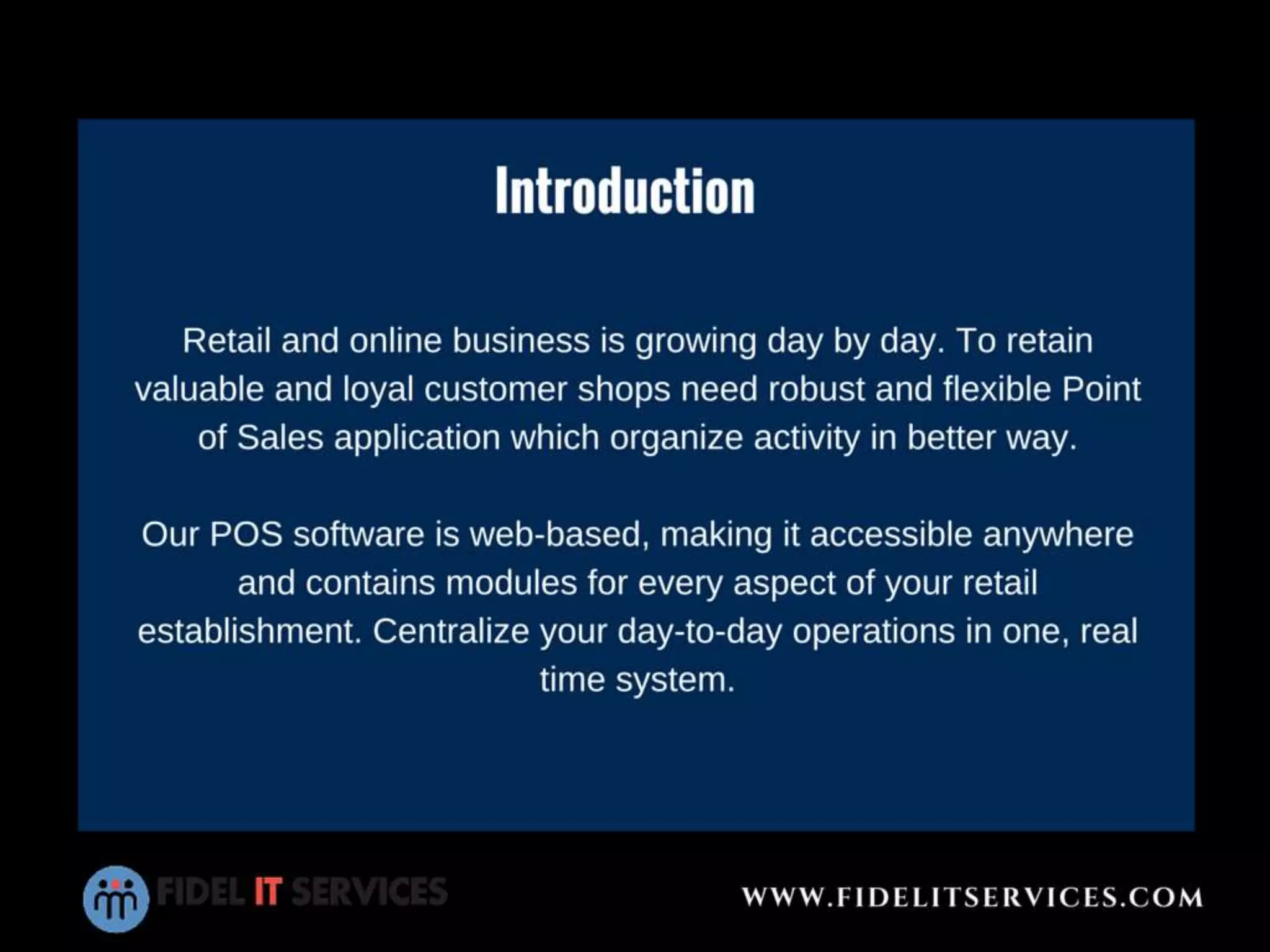 POINT OF SALES APPLICATION | PPT